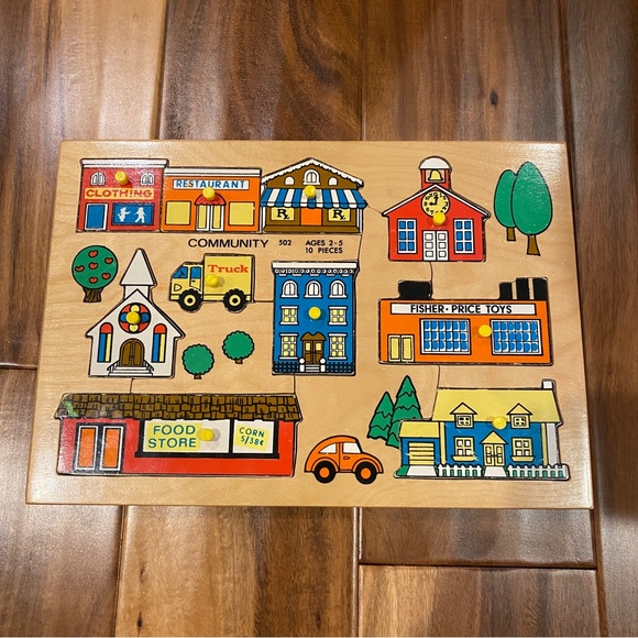 Fisher-Price | Accents | Vintage Collectable Fisher Price Wood ...
